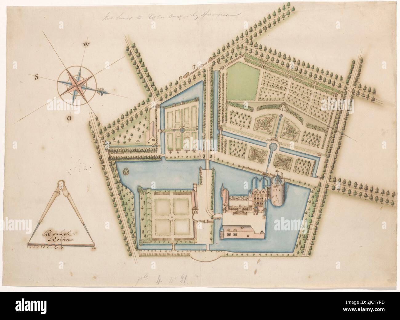 With a map of castle and gardens hi-res stock photography and images ...