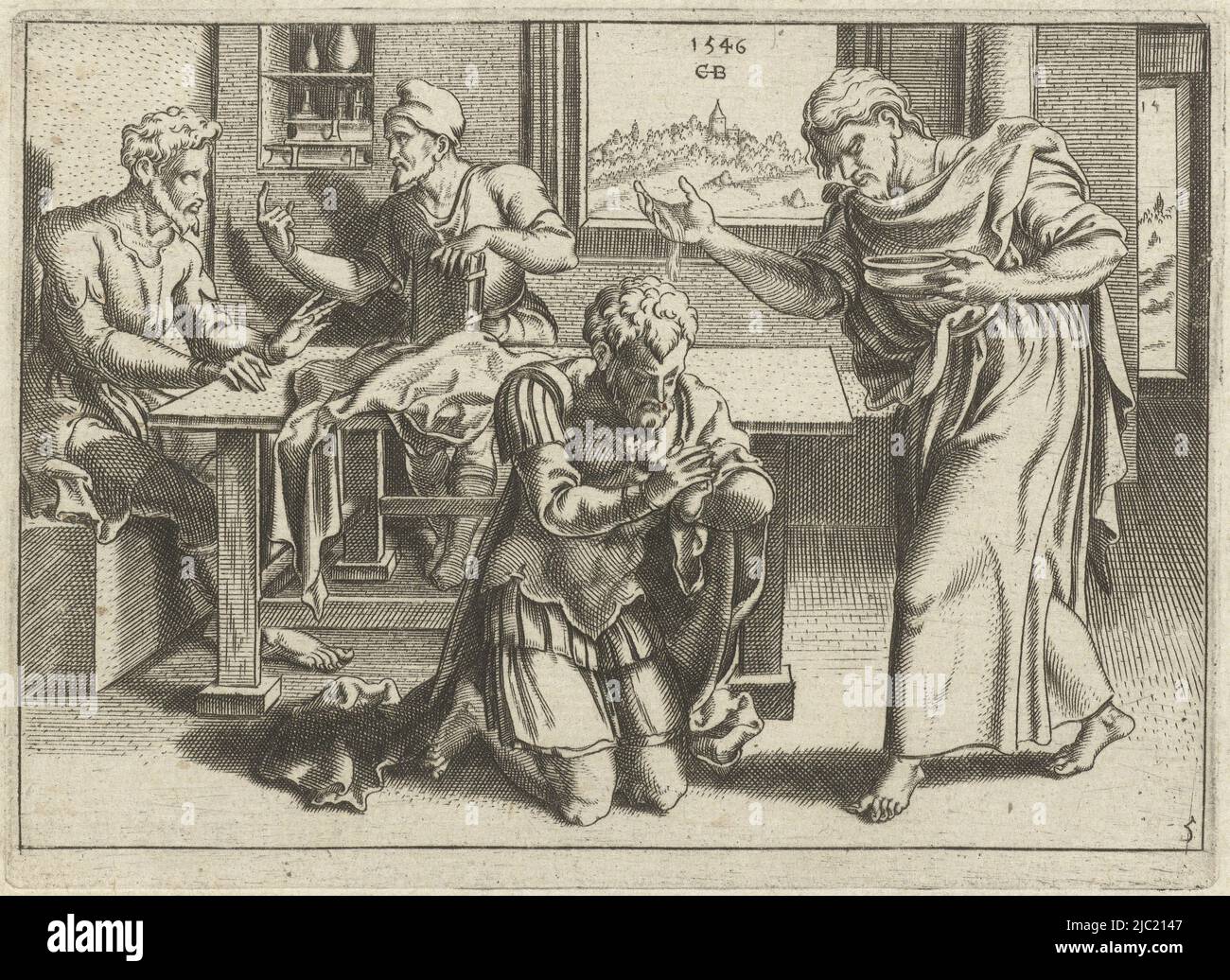 Ananias baptizes paul hi-res stock photography and images - Alamy