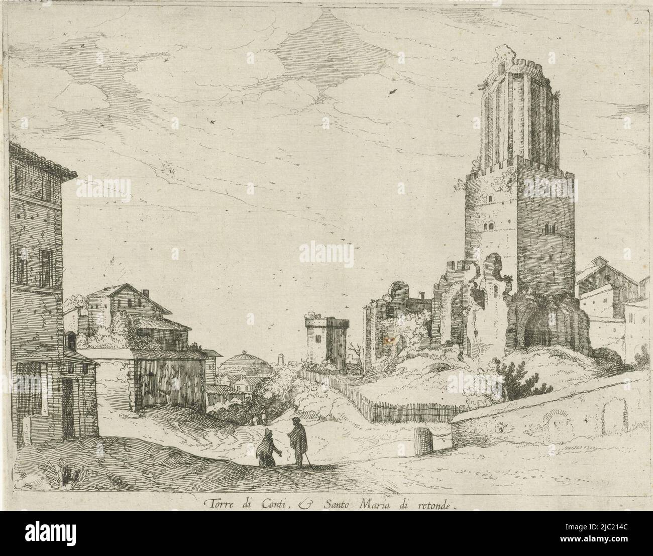 Pantheon torre di conti e santo maria di retonde hi-res stock ...