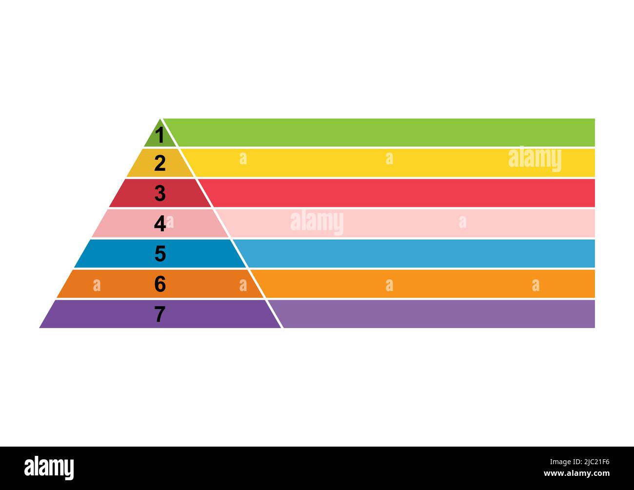 Pyramid infographic chart layout, info modern concept step presentation ...