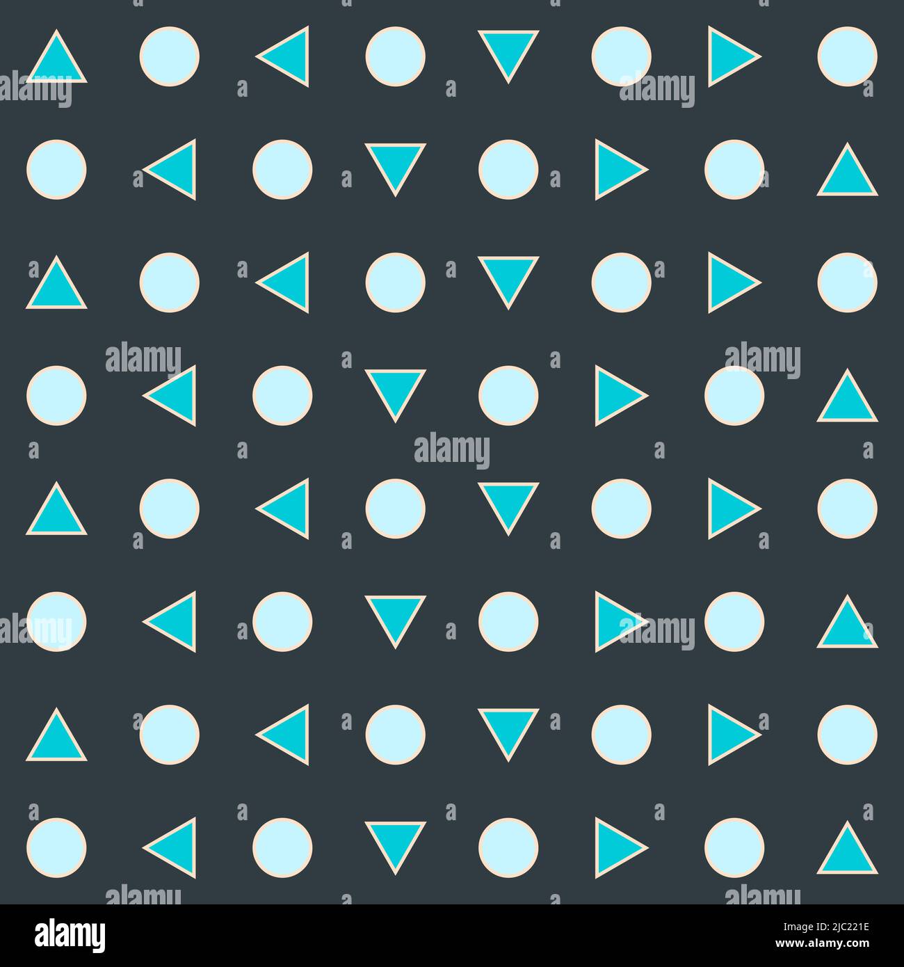 Triangle and circle abstract background, seamless geometric pattern ...