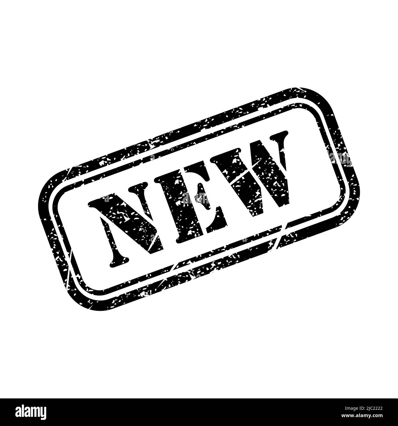 New stamp symbol, label sticker sign button, text banner vector ...