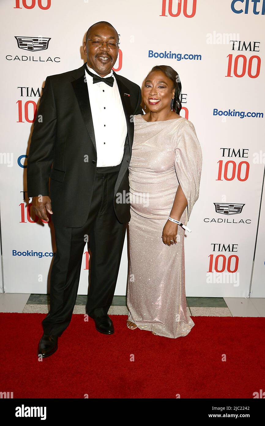 Gregory L Robinson and wife attends the TIME 100 Gala on June 8, 2022 ...
