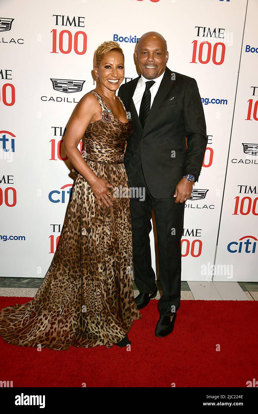 Adrienne Norris and Rodney Norris attend the TIME 100 Gala on June 8 ...