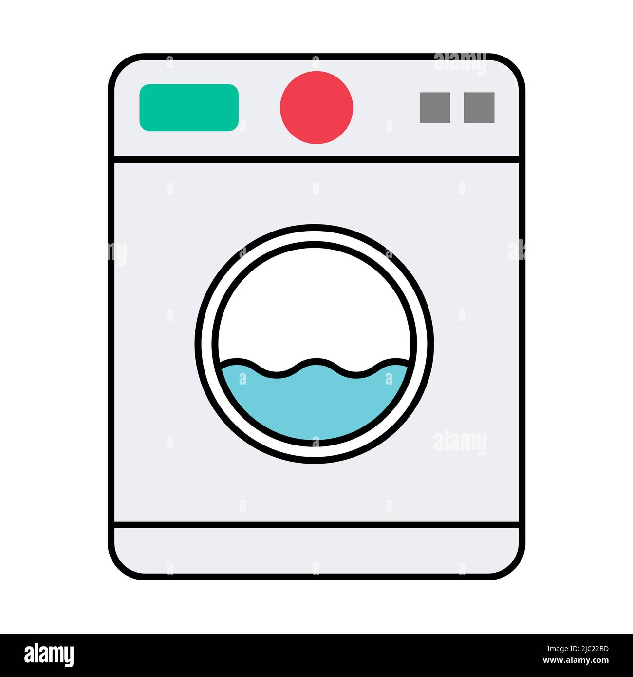 Washing machine equipment, Electric washer laundry icon, wash symbol ...