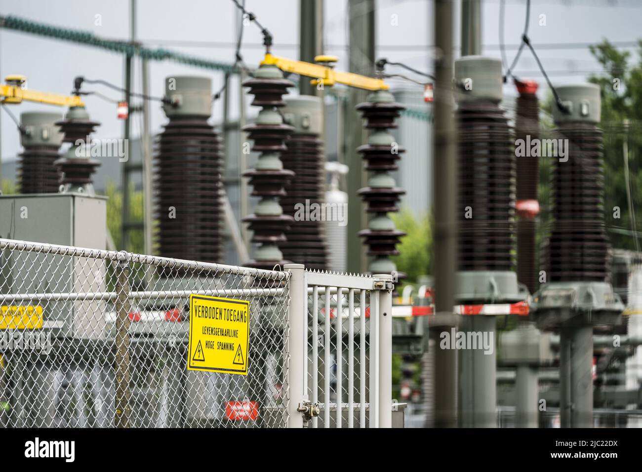2022-06-09 13:20:32 NEDERWEERT - A 150 kV high-voltage substation of ...
