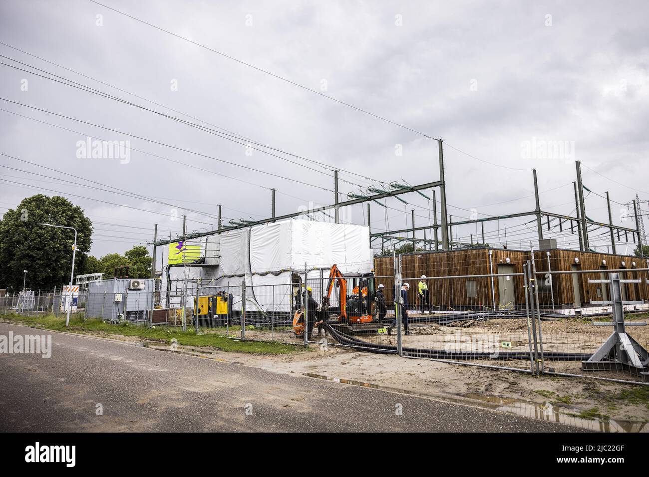 2022-06-09 13:27:10 NEDERWEERT - A 150 kV high-voltage substation of ...