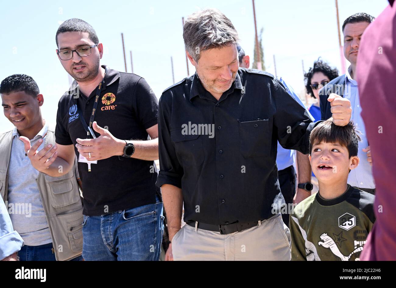 Asrak, Jordan. 09th June, 2022. Robert Habeck (Bündnis 90/Die Grünen ...