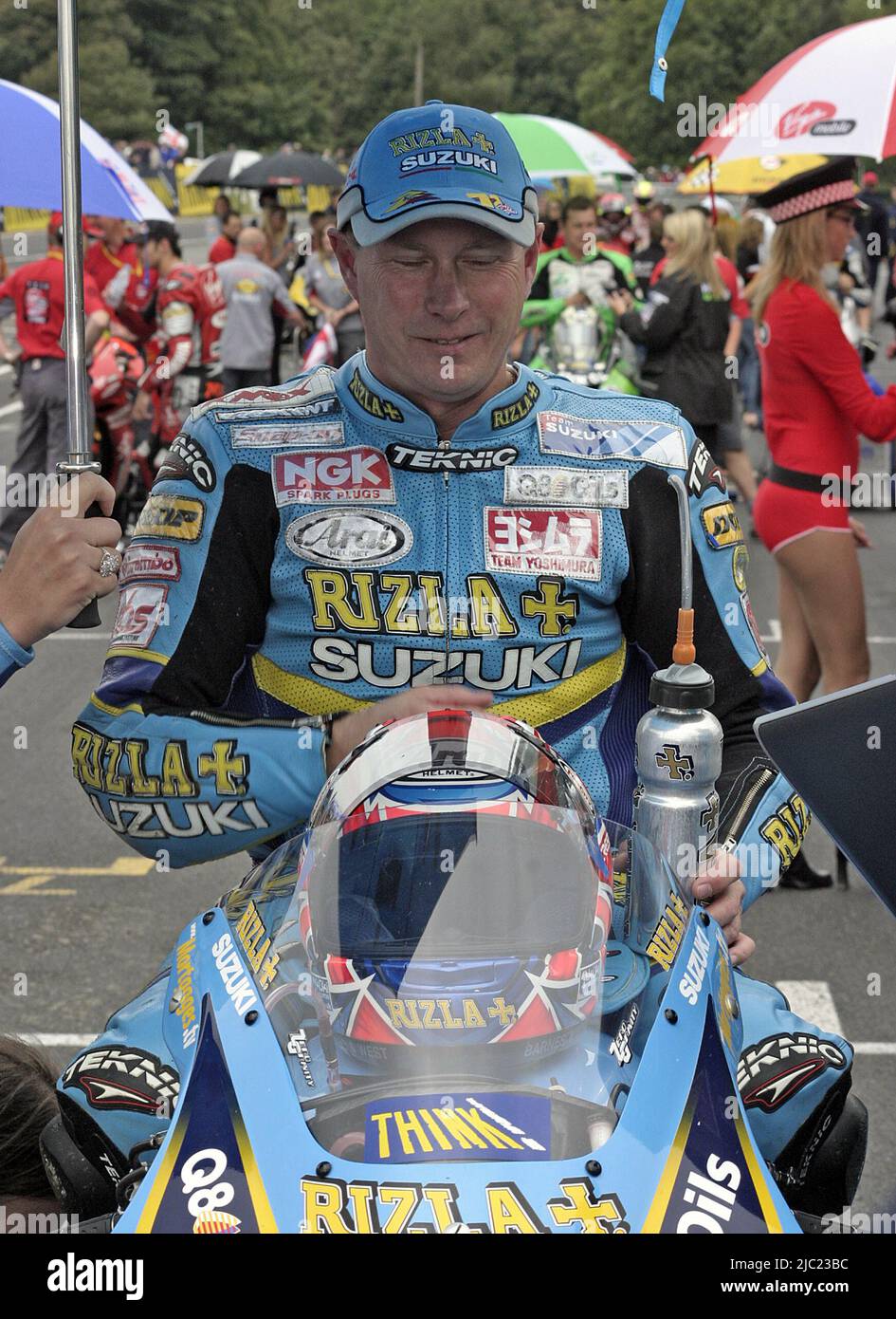 John Reynolds British Superbike Chamionship rider 2004 Stock Photo - Alamy