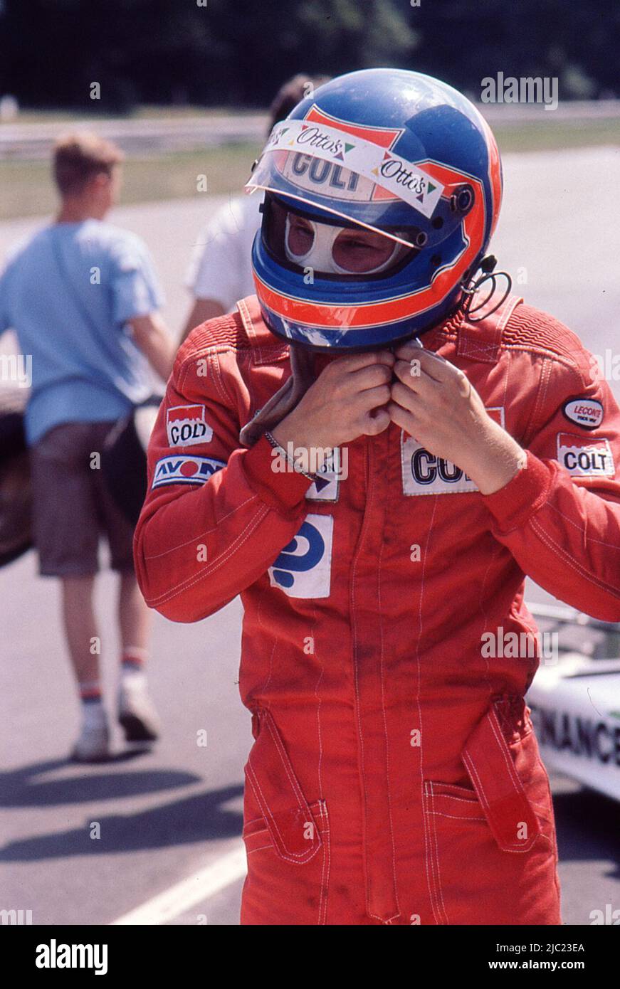 Mika Salo British Formula 3 Championship 1989 Stock Photo - Alamy