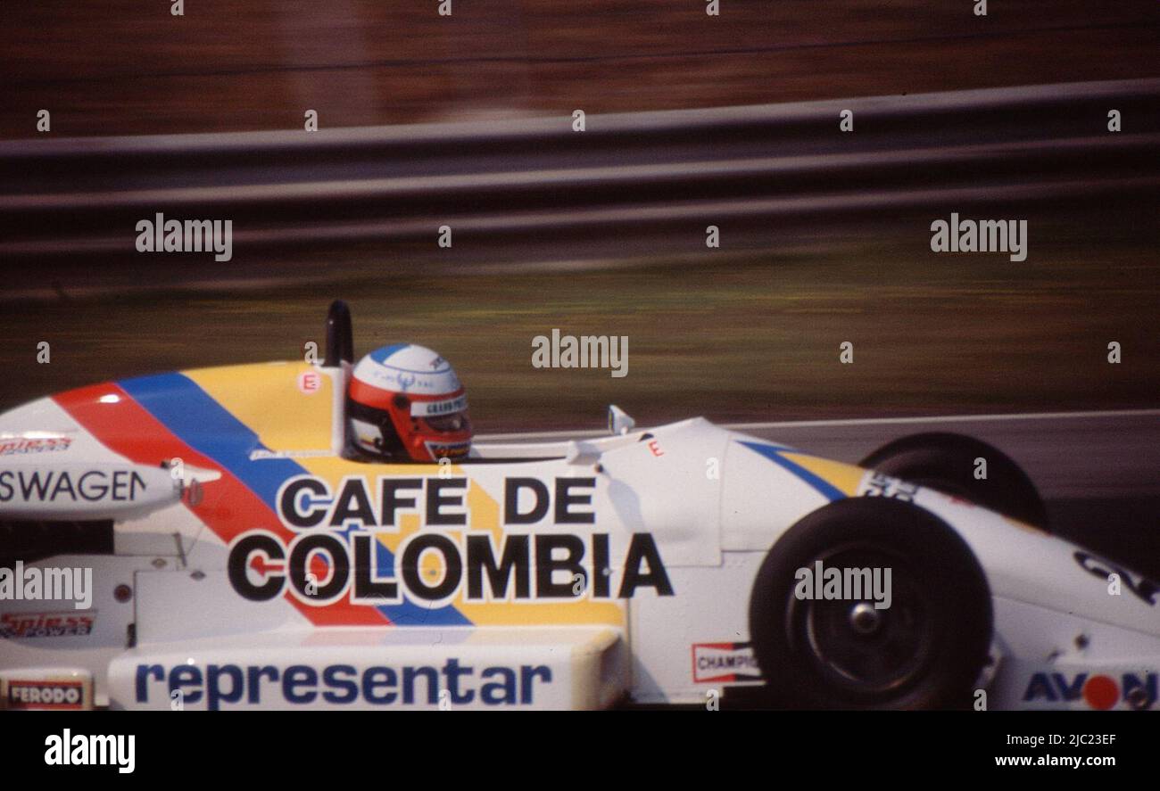 John Estupiñan British Formula 3 Championship 1989 Stock Photo - Alamy