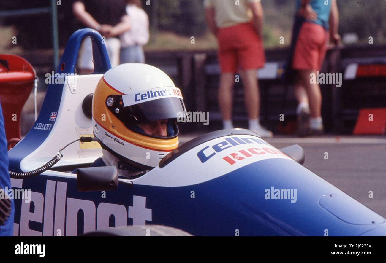 Jason Elliott British Formula 3 Championship 1989 Stock Photo - Alamy