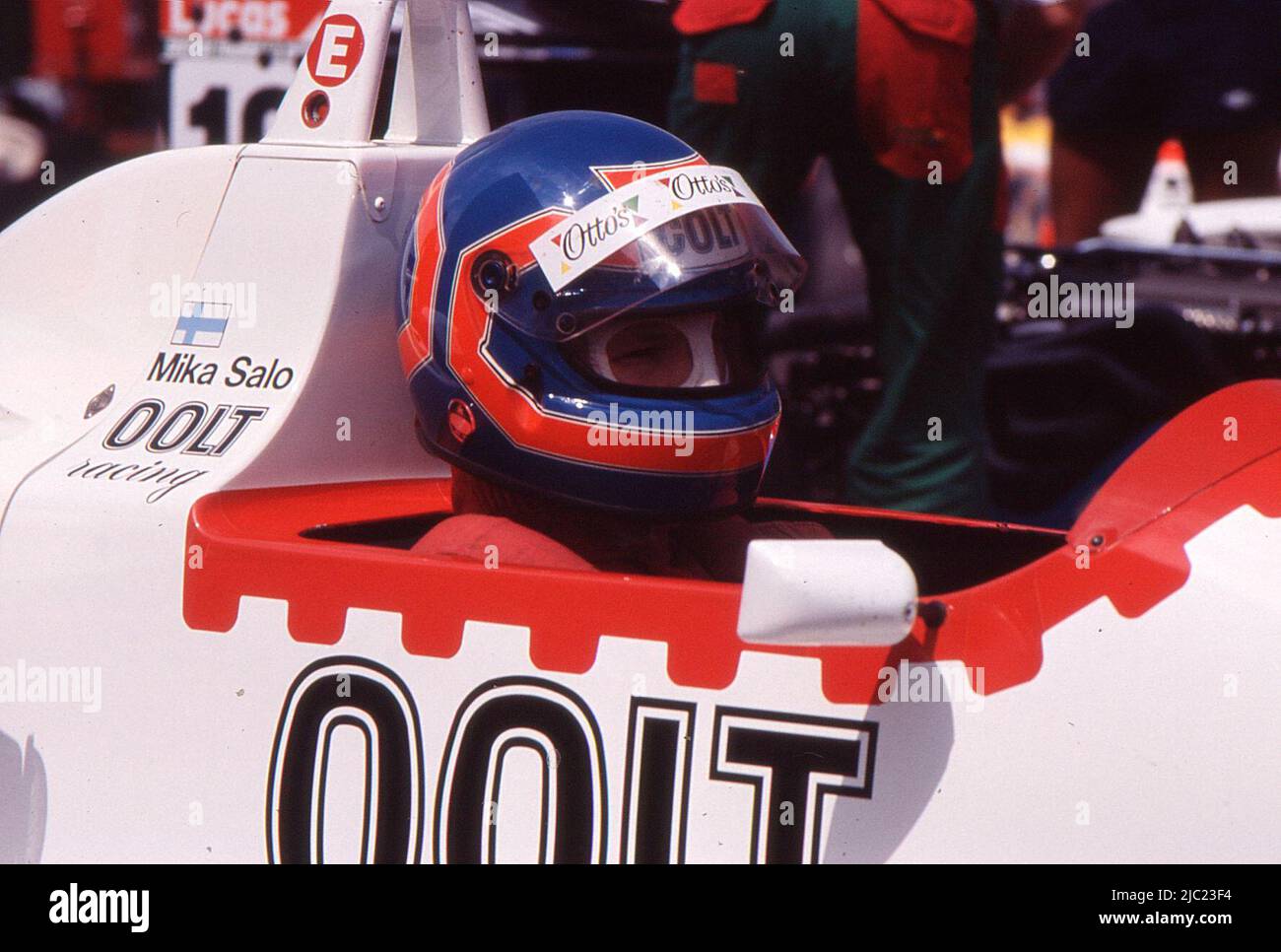 Mika Salo British Formula 3 Championship 1989 Stock Photo - Alamy