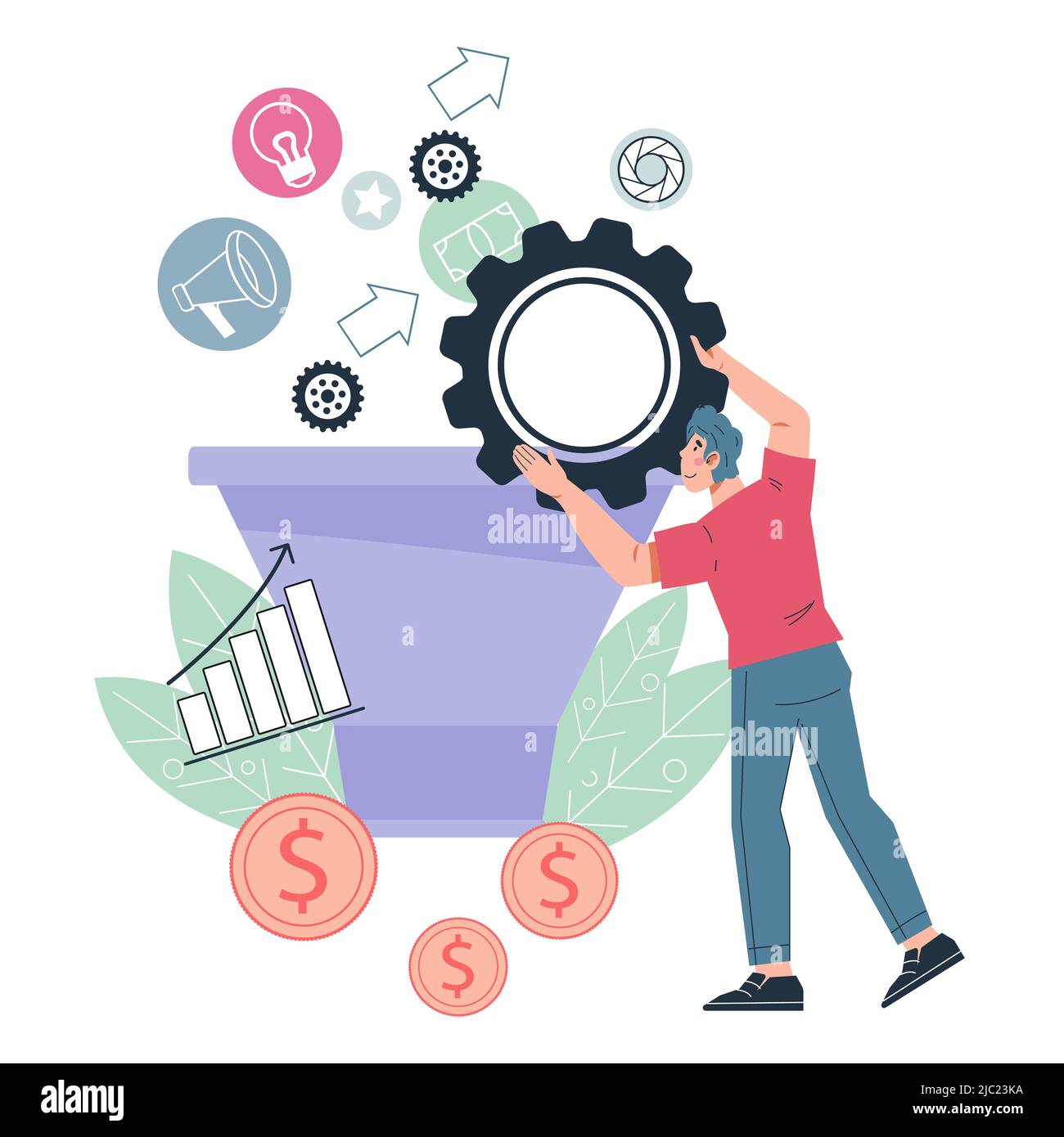 Monetization strategy Stock Vector Images - Alamy