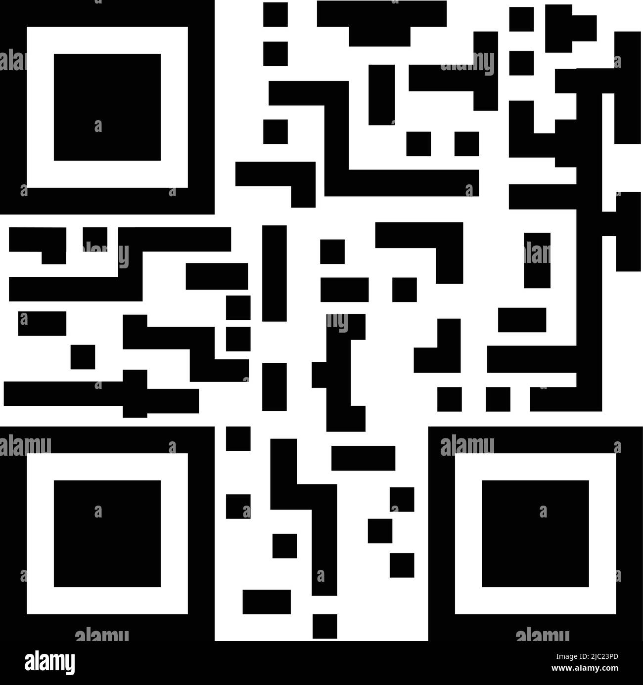QR Code on a white background. Vector illustration Stock Vector Image ...