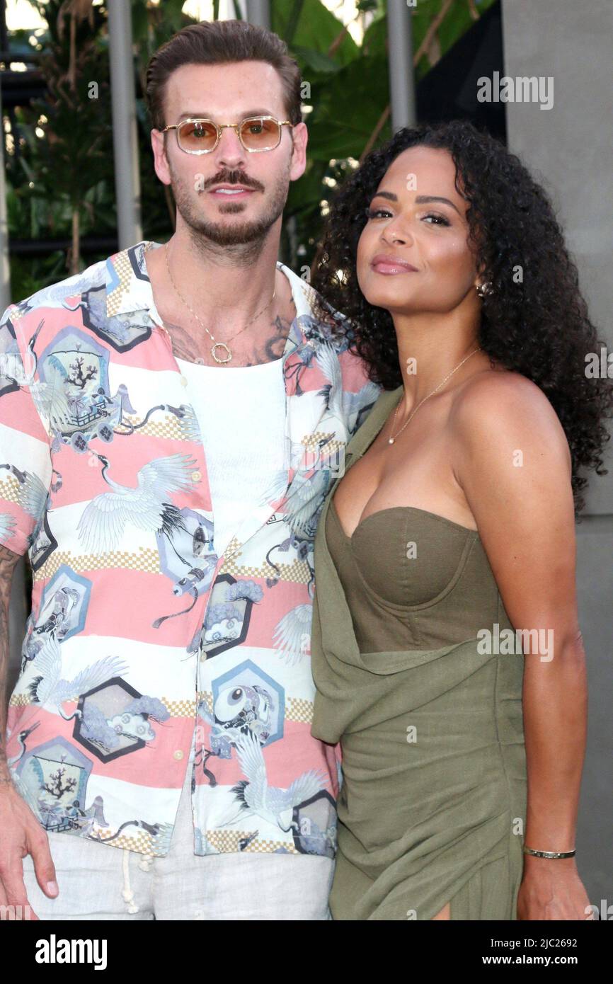 Los Angeles, CA. 6th June, 2022. Matt Pokora, Christina Milian at ...