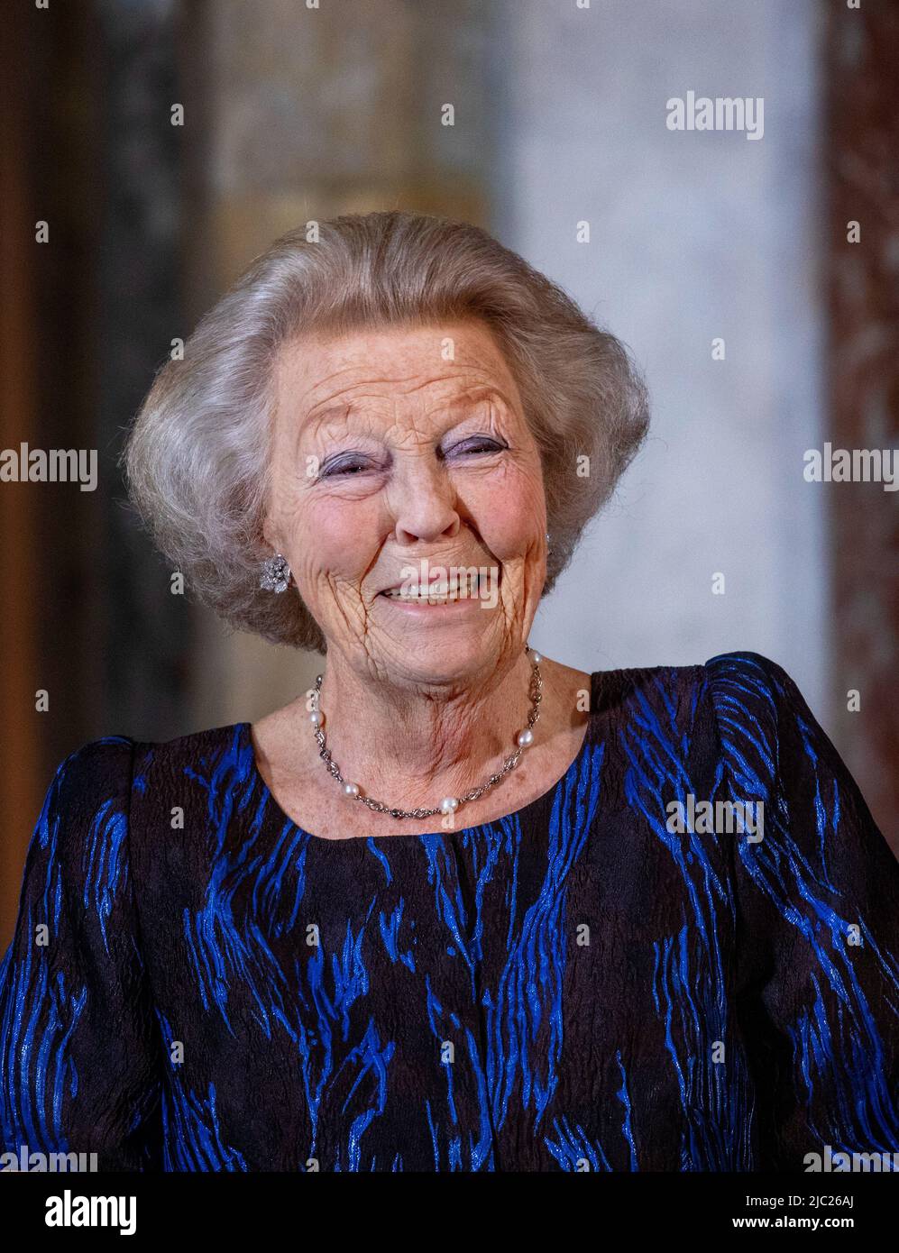 Princess Beatrix at the presentation of the Silver Carnations in the ...