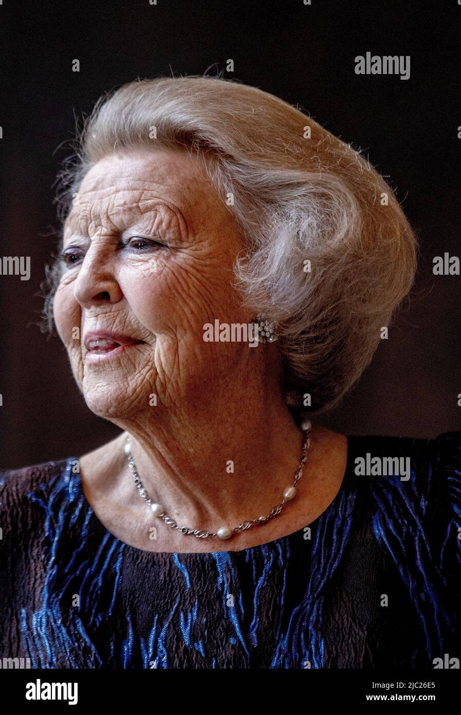 Princess Beatrix at the presentation of the Silver Carnations in the ...