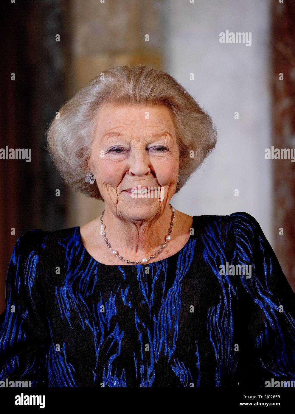 Princess Beatrix at the presentation of the Silver Carnations in the ...