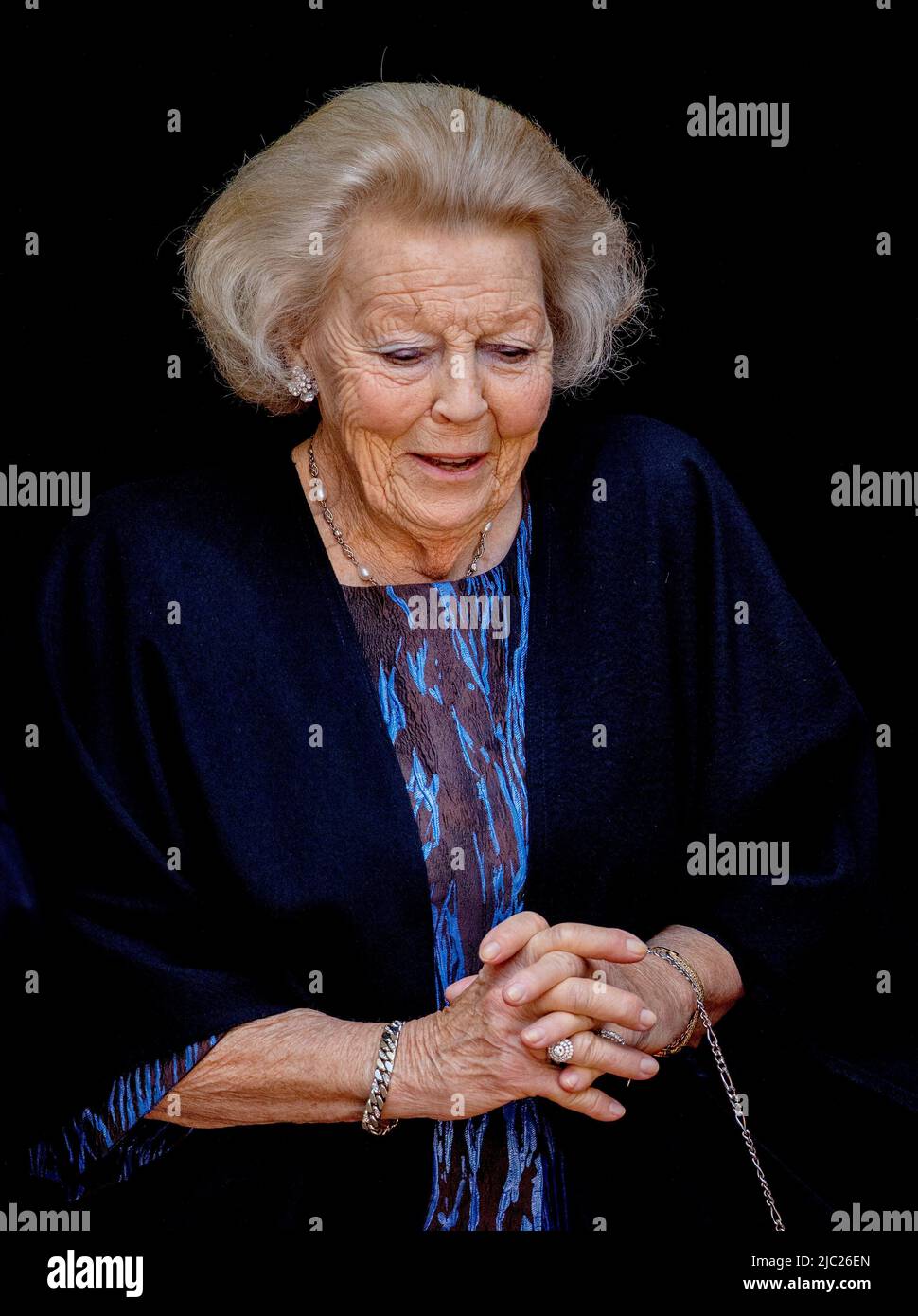 Princess Beatrix at the presentation of the Silver Carnations in the ...