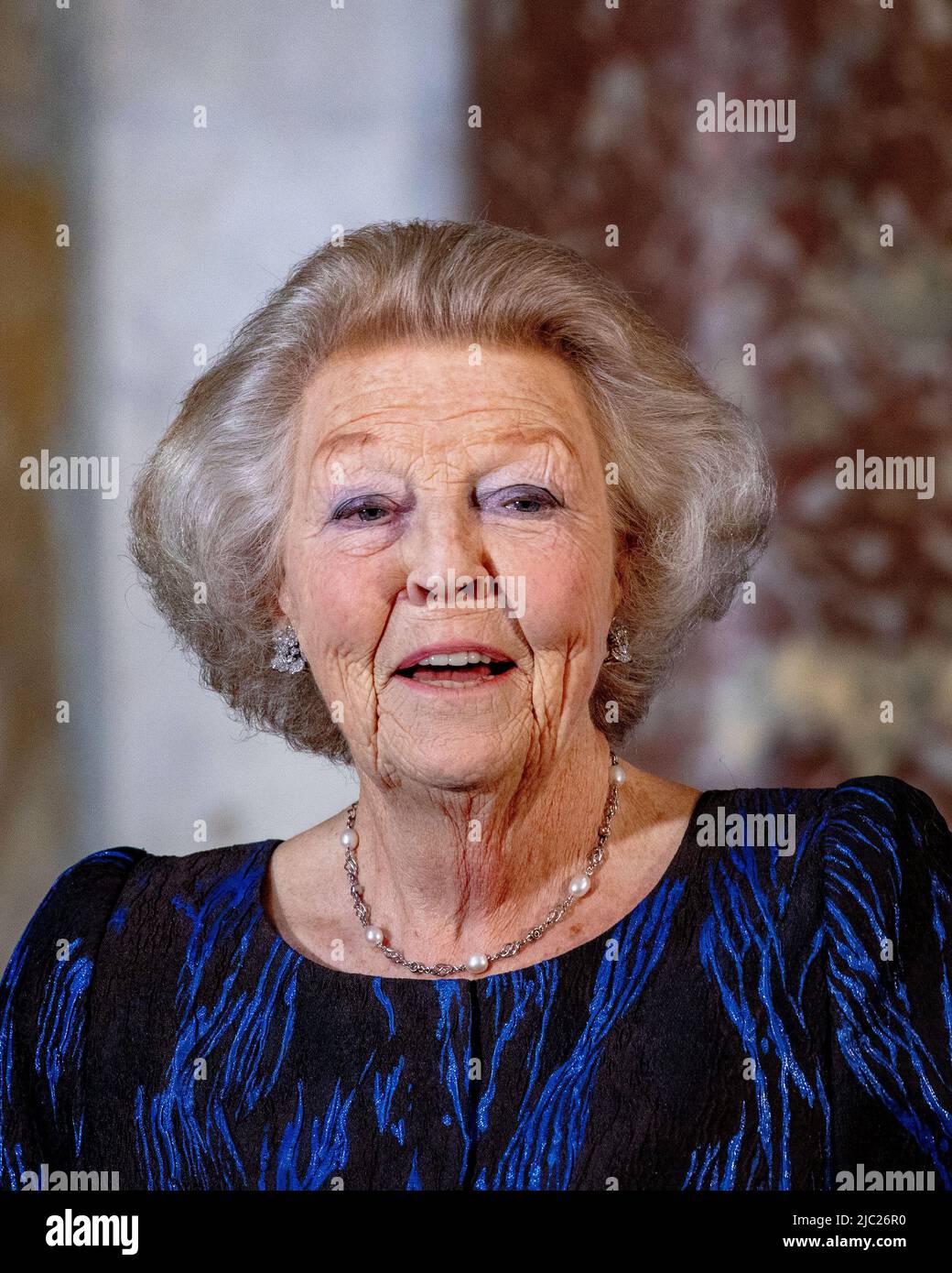 Princess Beatrix at the presentation of the Silver Carnations in the ...