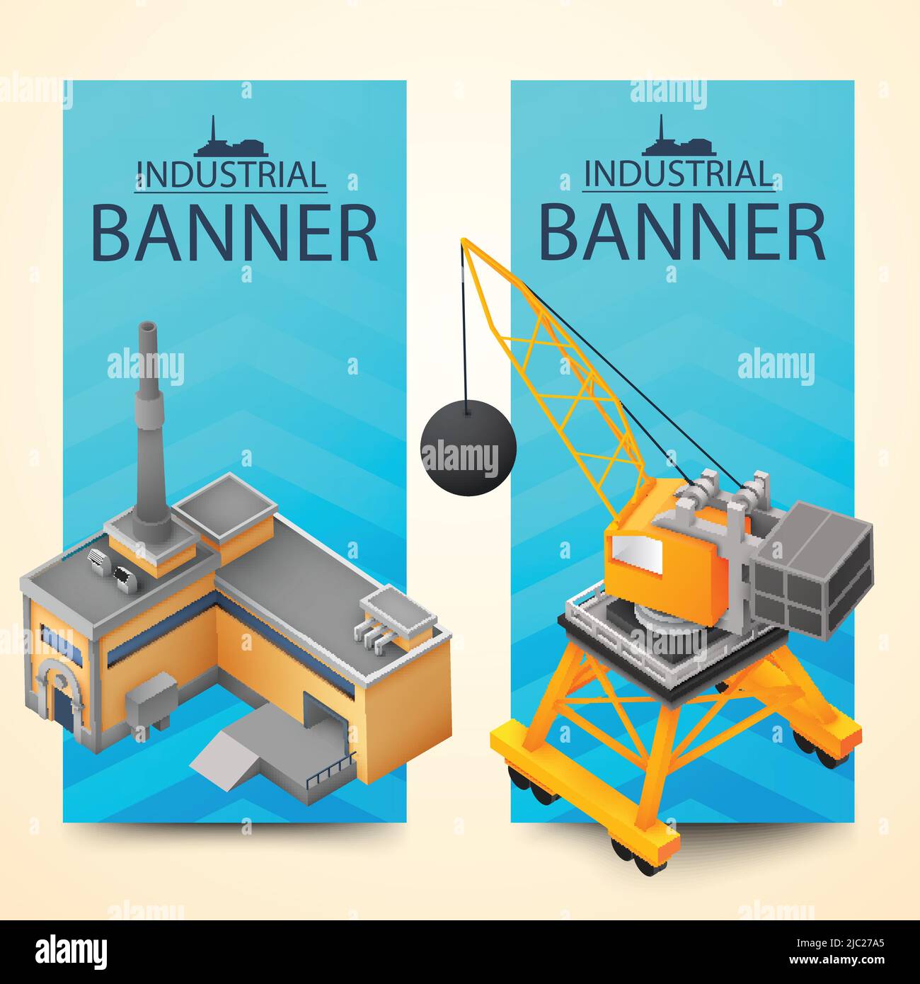 Modern factory offices Stock Vector Images - Alamy