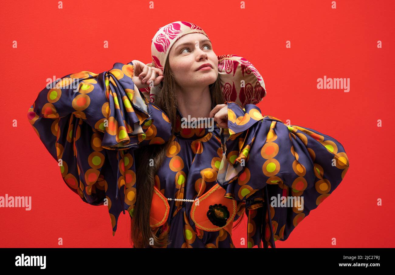 Daisy Shaw models a design from the La Ballerinas collection by ...