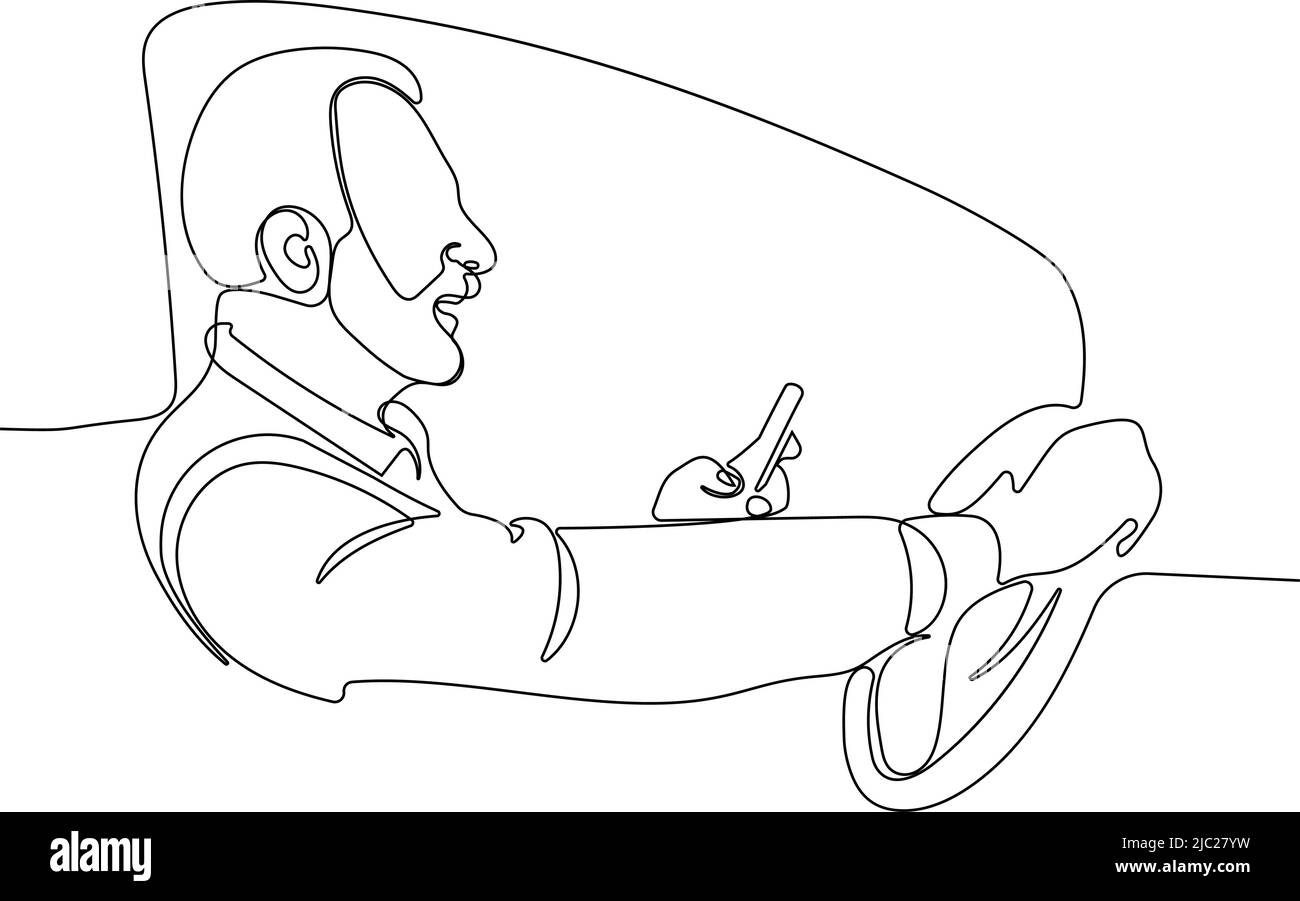 Outline portrait Cut Out Stock Images & Pictures - Alamy