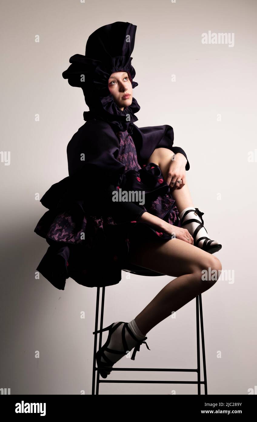 Hannah Ogden models a design from the Secrets of Witches collection by ...