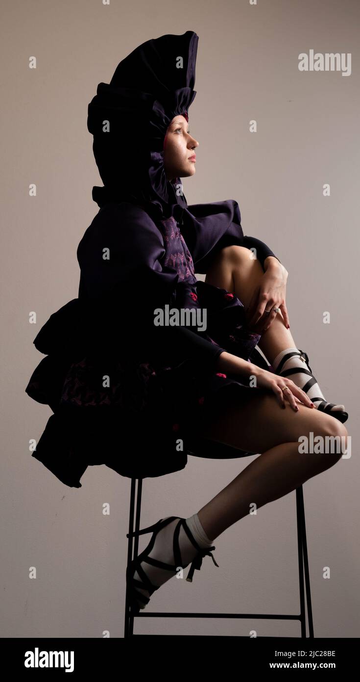 Hannah Ogden models a design from the Secrets of Witches collection by ...