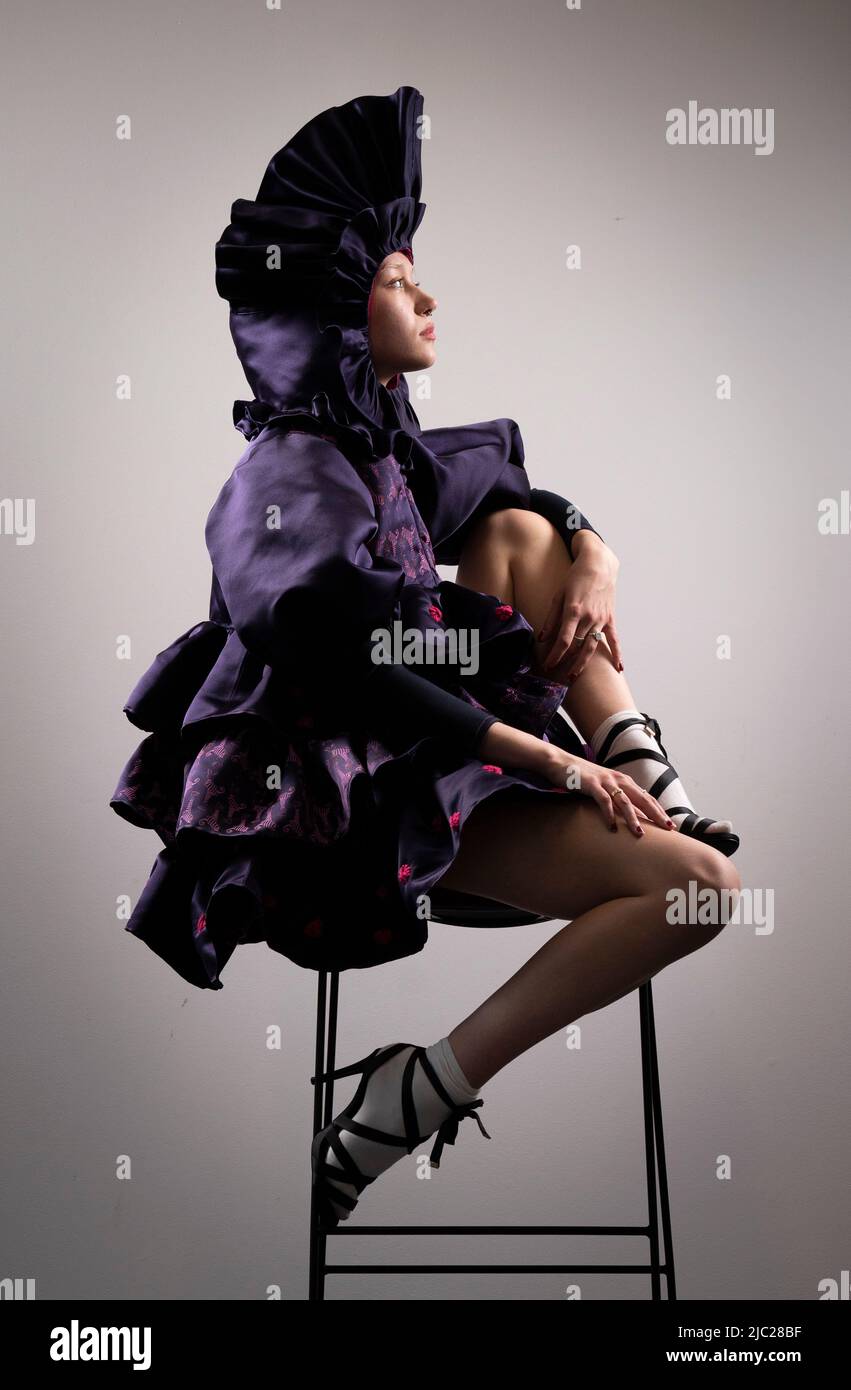 Hannah Ogden models a design from the Secrets of Witches collection by ...