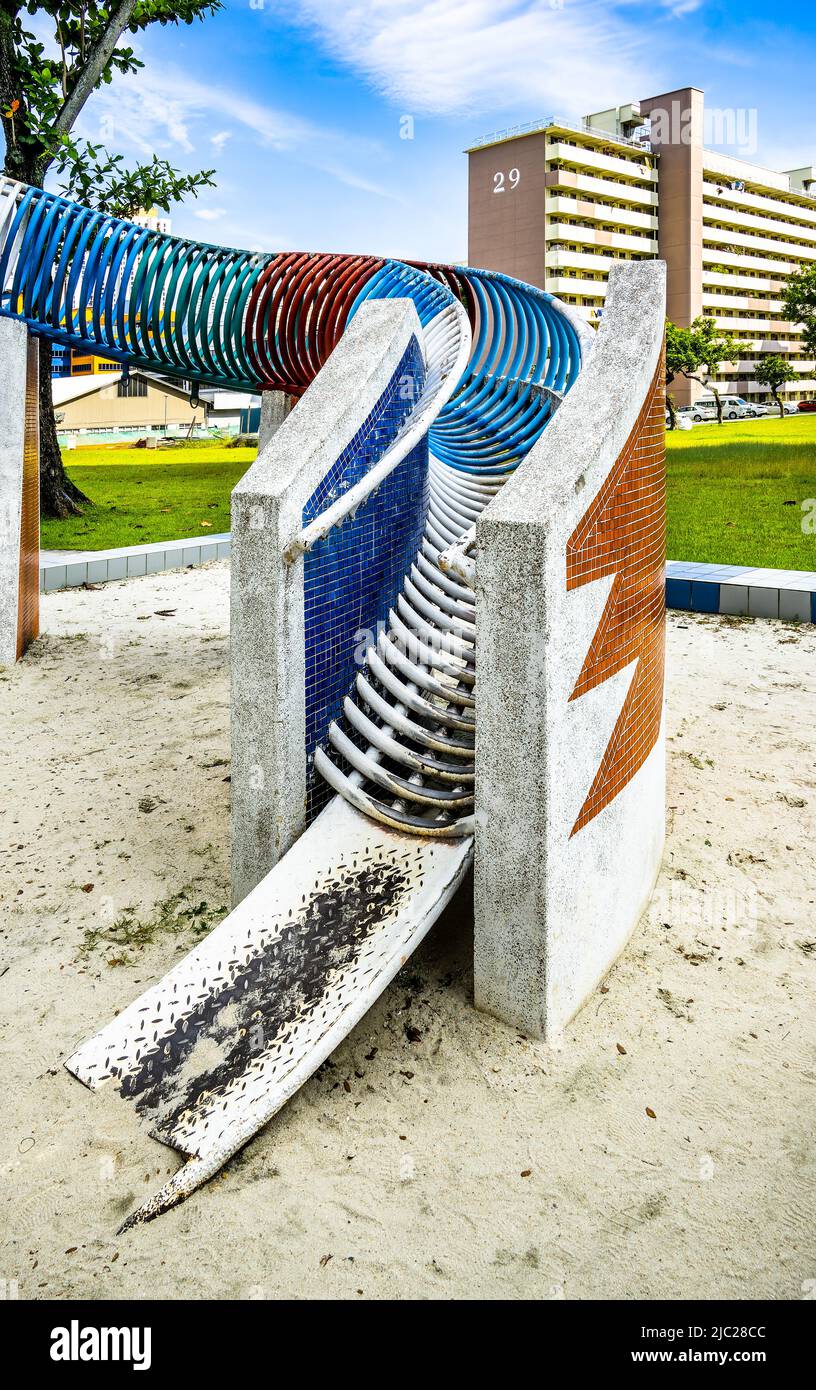 Toa Payoh Dragon Playground, the dragon-shaped sand-based playground ...
