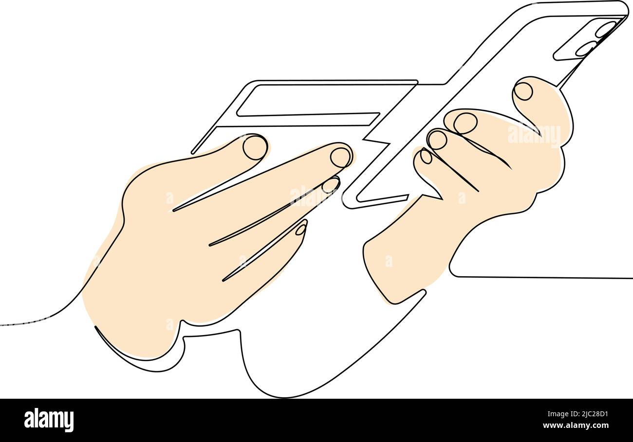 Woman using credit card Stock Vector Images - Alamy