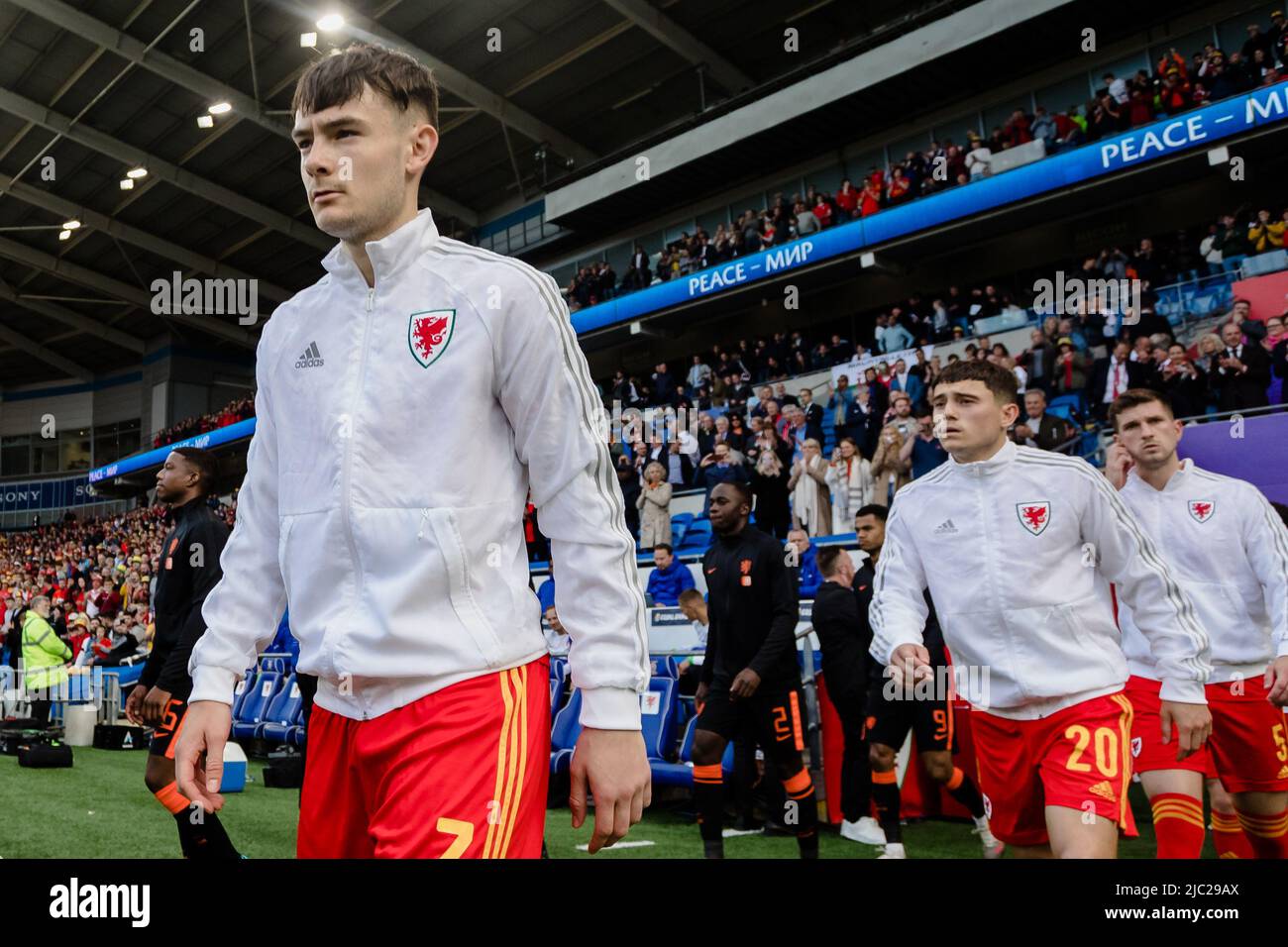 CARDIFF, WALES - 08 JUNE 2022: Wales' Dylan Levitt during the League A ...