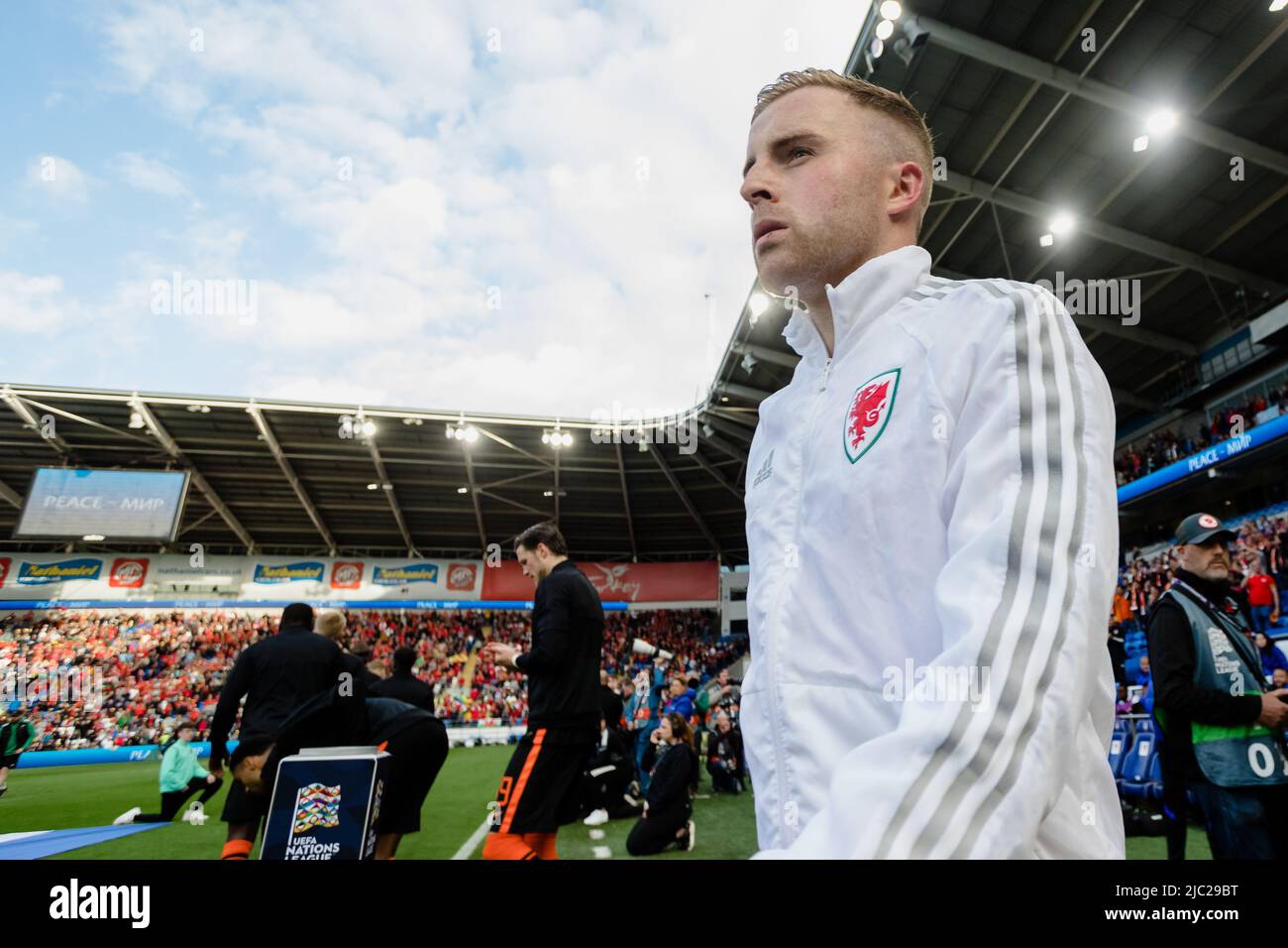 CARDIFF, WALES - 08 JUNE 2022: Wales' Joe Morrell during the League A ...