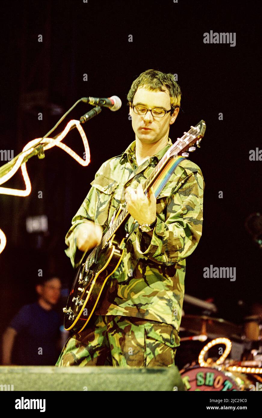Royksopp performing the Homelands Festival 2002, Winchester, Hampshire ...