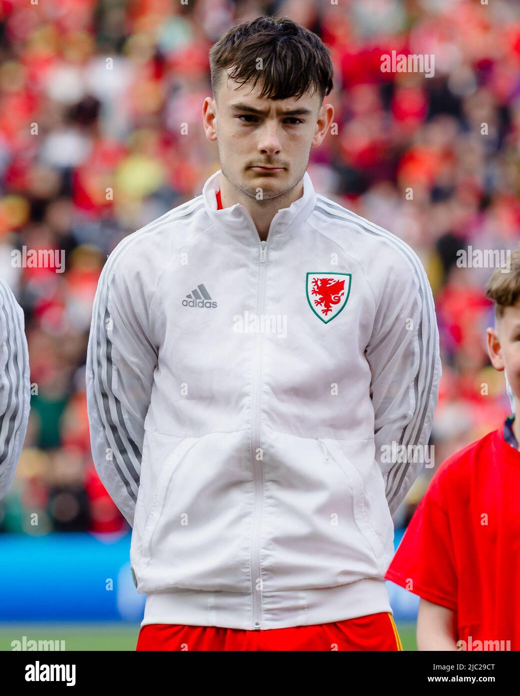 CARDIFF, WALES - 08 JUNE 2022: Wales' Dylan Levitt during the League A ...