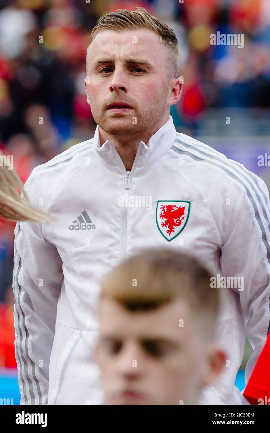 CARDIFF, WALES - 08 JUNE 2022: Wales' Joe Morrell during the League A 2022 Nations League ...