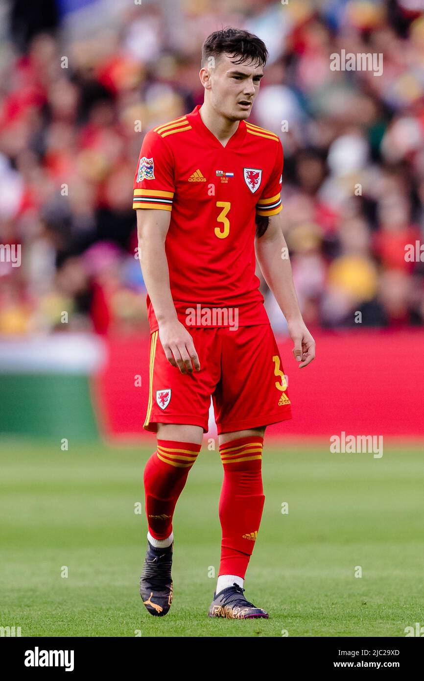 CARDIFF, WALES - 08 JUNE 2022: Wales' Dylan Levitt during the League A ...