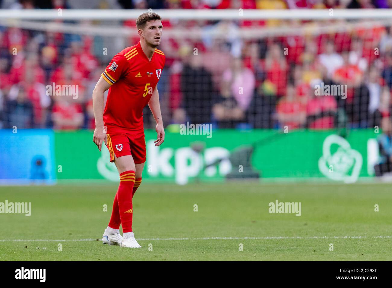 CARDIFF, WALES - 08 JUNE 2022: Wales' Chris Mepham during the League A ...