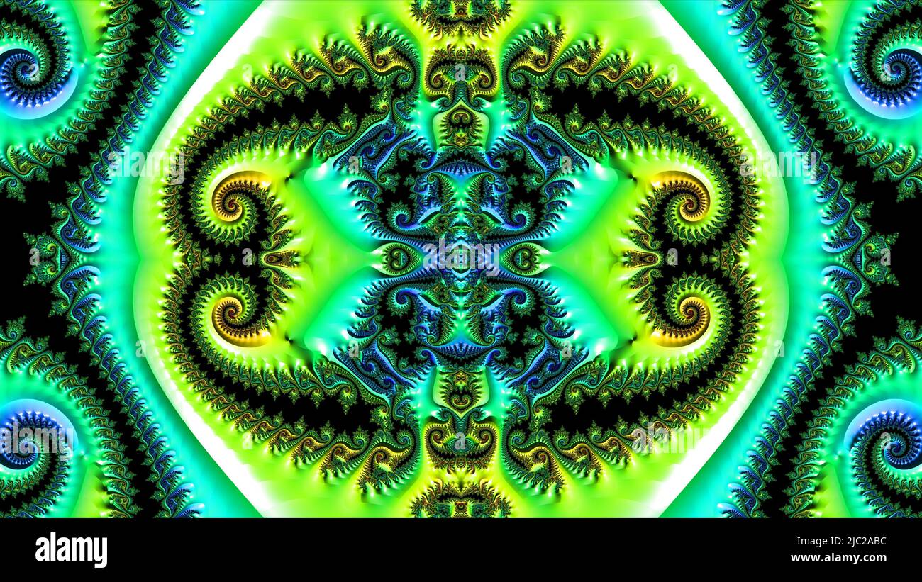 Abstract Computer generated Fractal design. A fractal is a never-ending ...