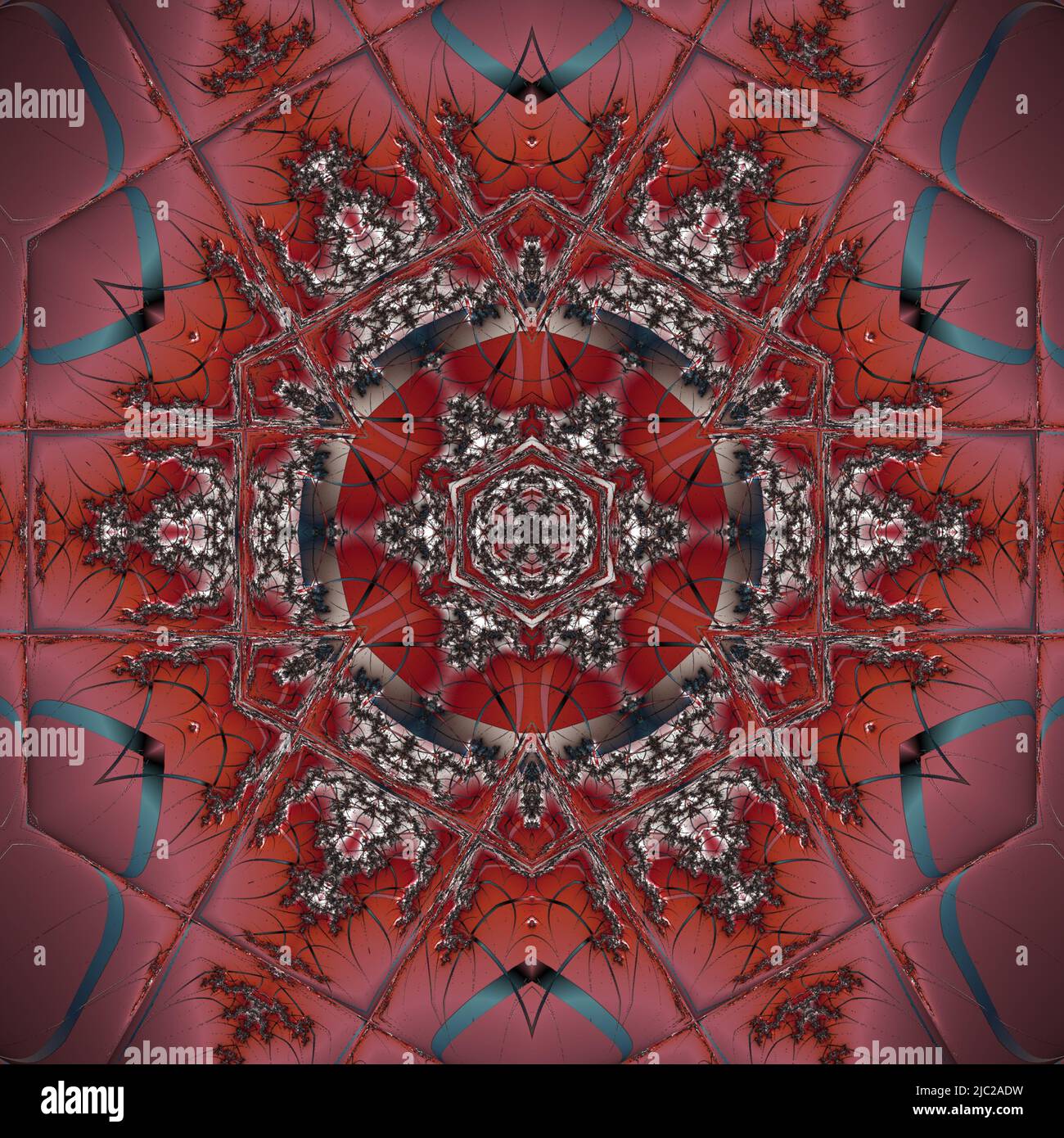 Abstract Computer generated Fractal design. A fractal is a never-ending ...