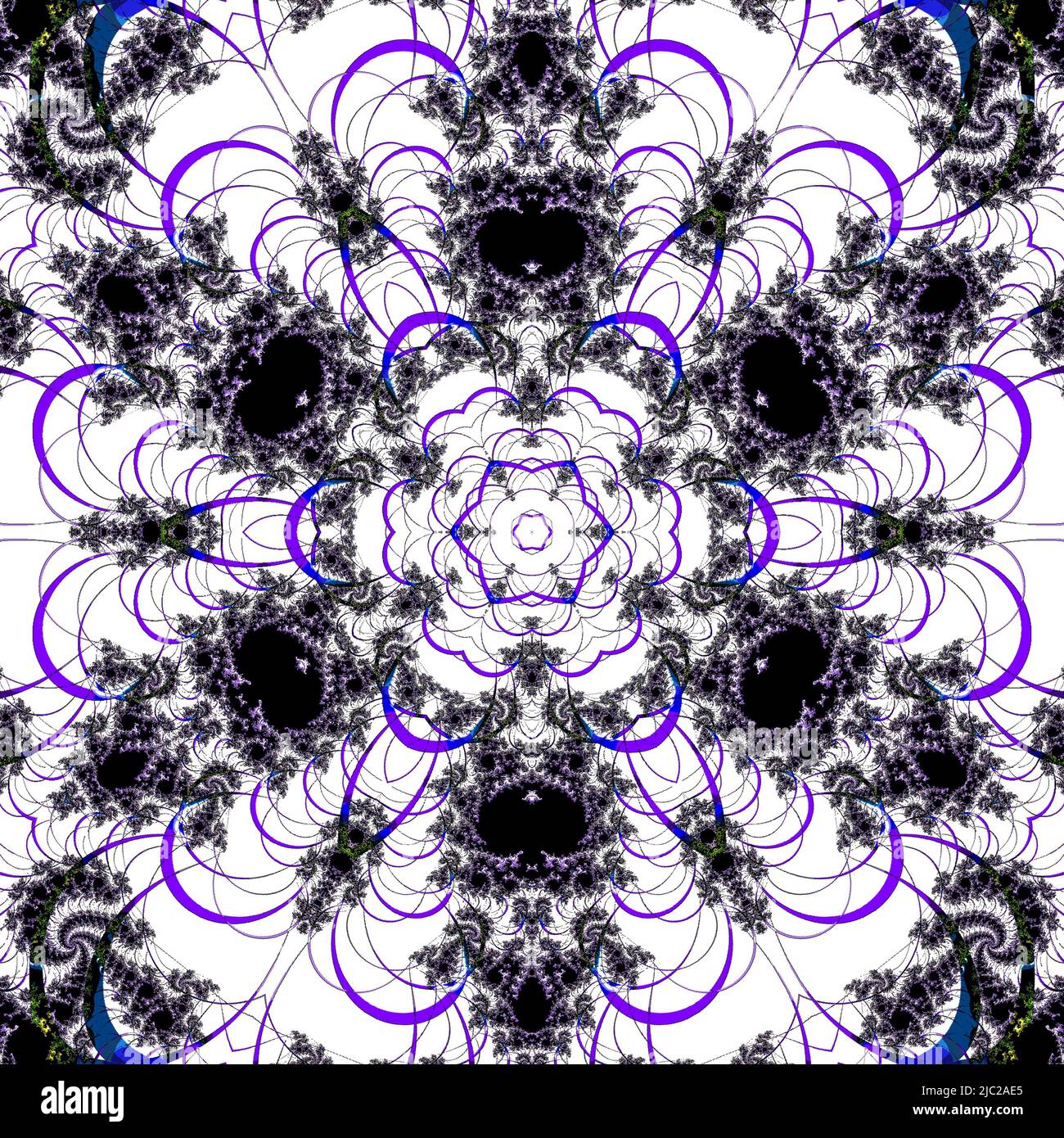 Abstract Computer generated Fractal design. A fractal is a never-ending ...