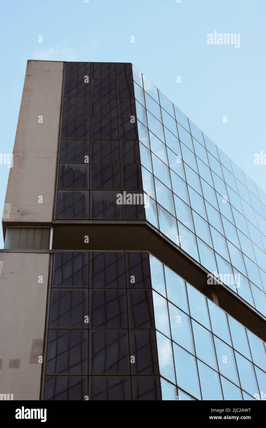 Beautiful modern high-rise buildings against the sky Stock Photo - Alamy