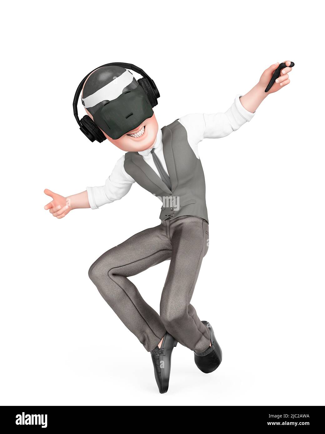 Business cartoon having fun work hi-res stock photography and images ...