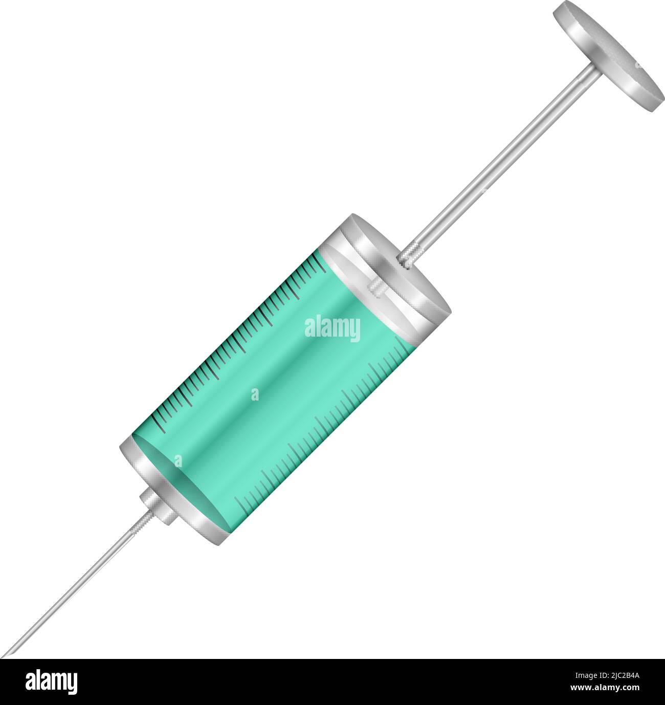 Syringe on a white background. Vector illustration Stock Vector Image ...