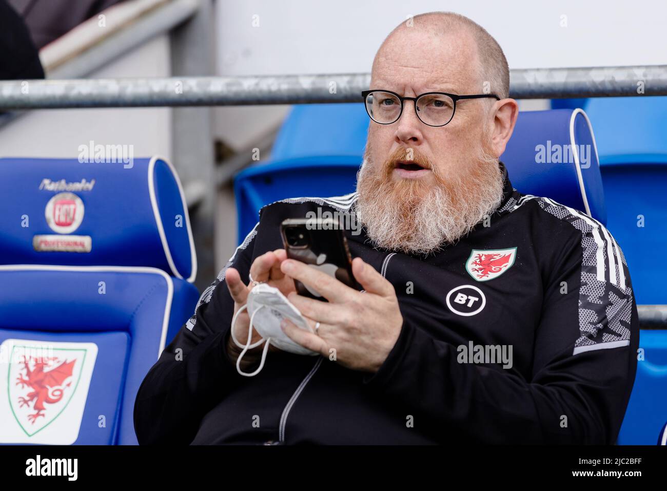 CARDIFF, WALES - 08 JUNE 2022: Wales’ Head of International Affairs ...
