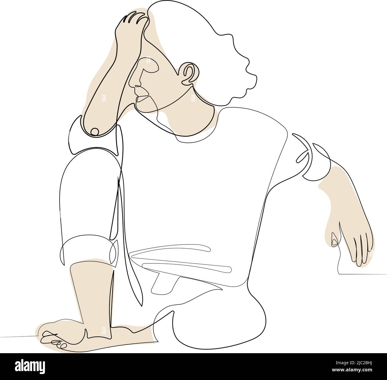 Couch alone Stock Vector Images - Alamy