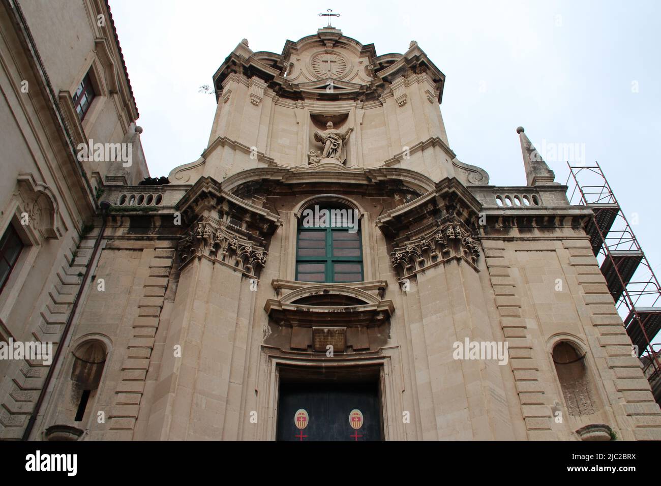 baroque church (st camilla) in catania in sicily (italy Stock Photo - Alamy