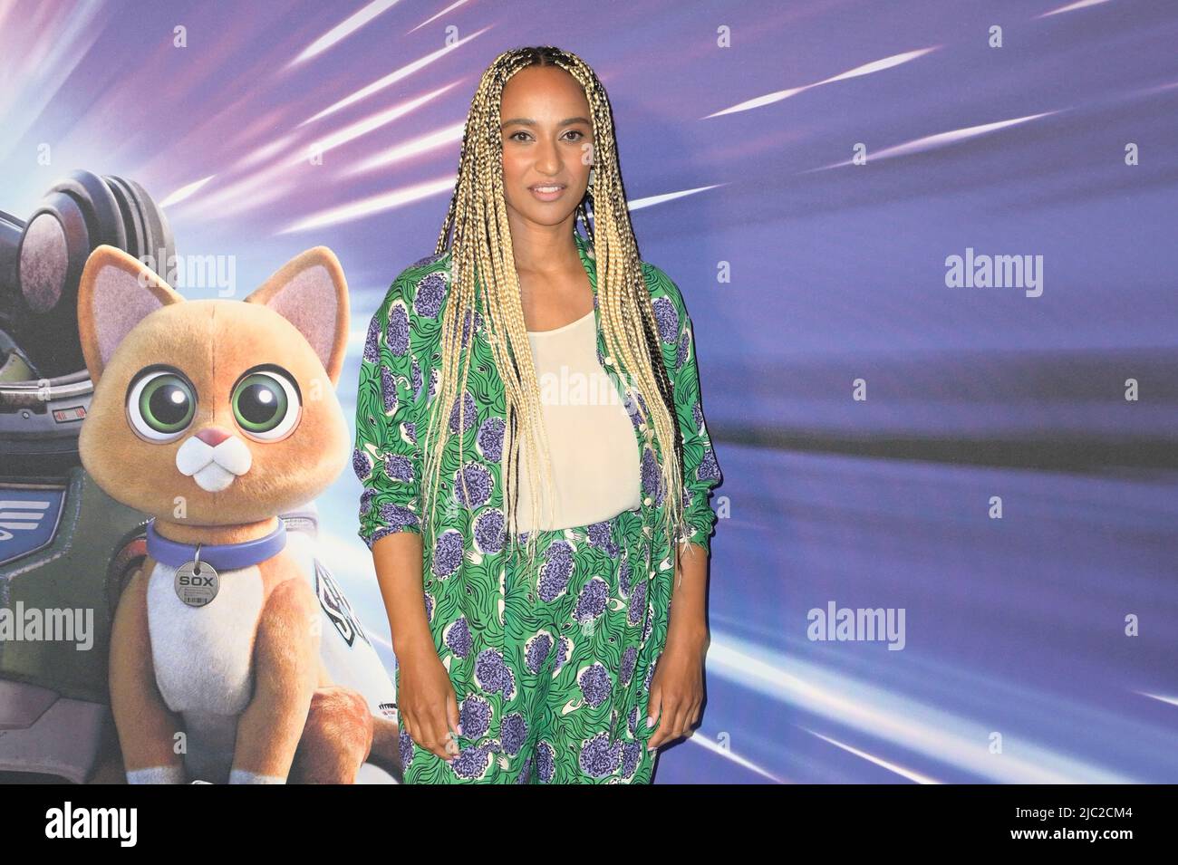 Esther Elisha attends the photocall of the Disney Pixar movie Lightyear ...